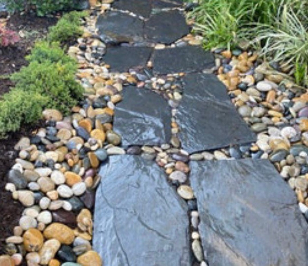 Two Slate Steppingstones - Etsy