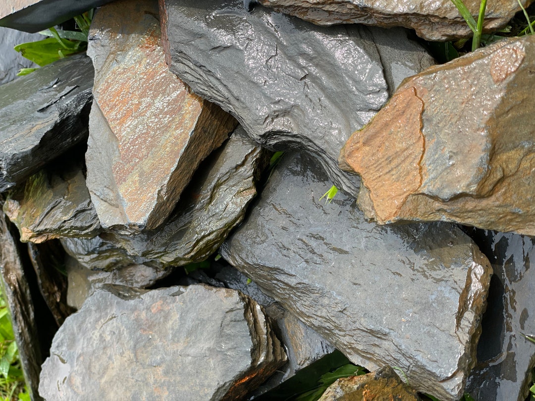 20 Pound - Natural Slate Stone - Etsy
