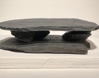 Natural Slate Rock Cave Fish Tank Aquarium Decor for Reptiles | Etsy