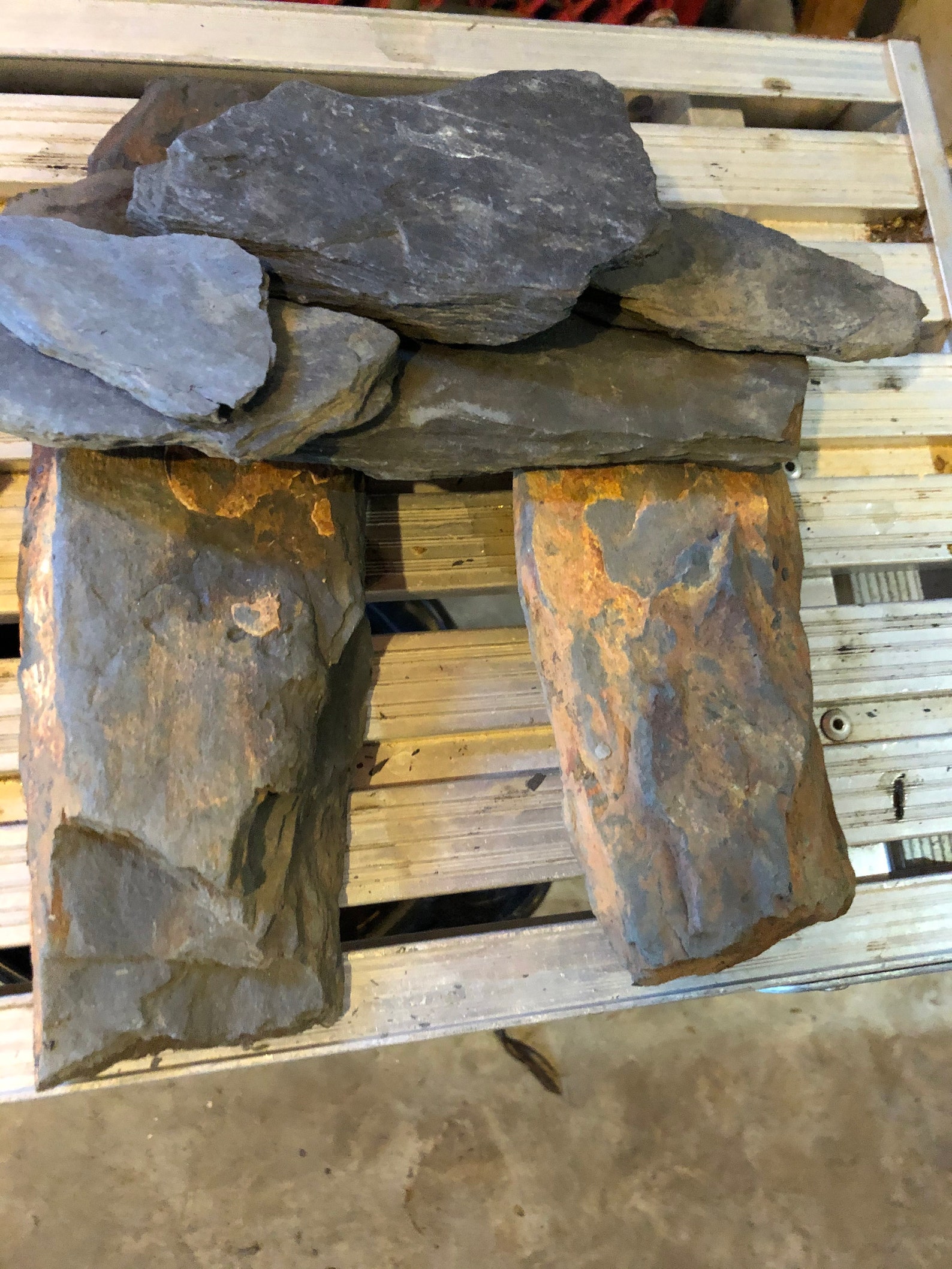 Natural Slate Rock Cave Fish Tank Aquarium Decor For Reptiles | Etsy