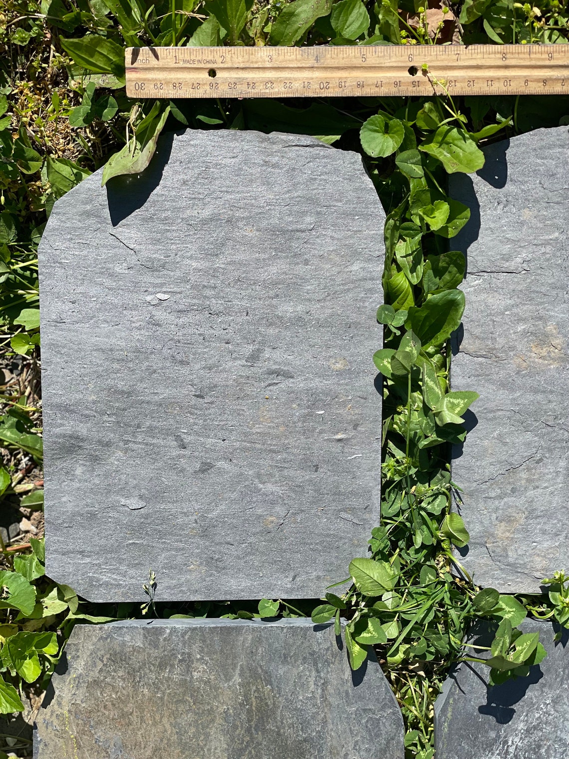 4 Medium Slate Steppingstones - Etsy