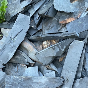 Natural Slate Scrap Pieces: Stepping Stone Trimmings - Etsy