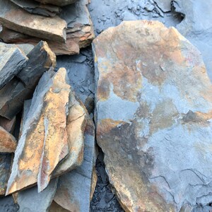 Large Box. 10lbs. Rust Colored Slate Stone for Mosaic or Crafts. - Etsy