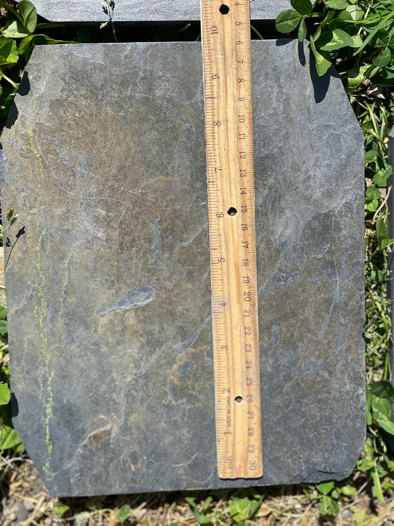 4 Medium Slate Steppingstones - Etsy