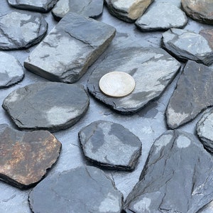 20 Small Slate Steppingstones for Fairy Gardens and Crafts - Etsy