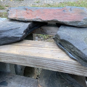 Extra Large Natural Slate Rock Cave Fish Tank Aquarium Decor for ...