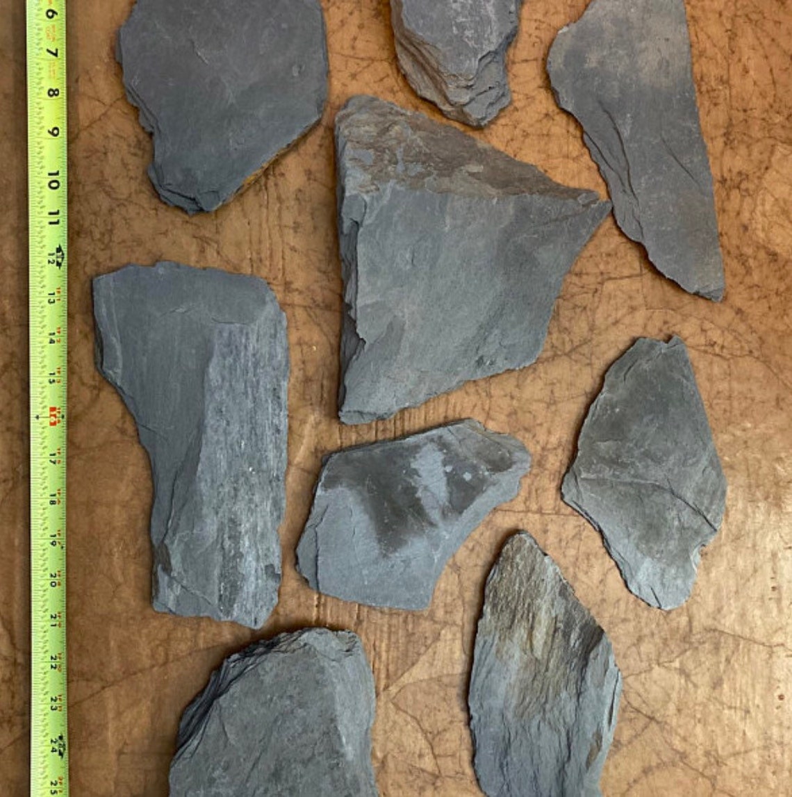 5lbs Natural Slate Stone Crafts Artistic Projects Geology | Etsy