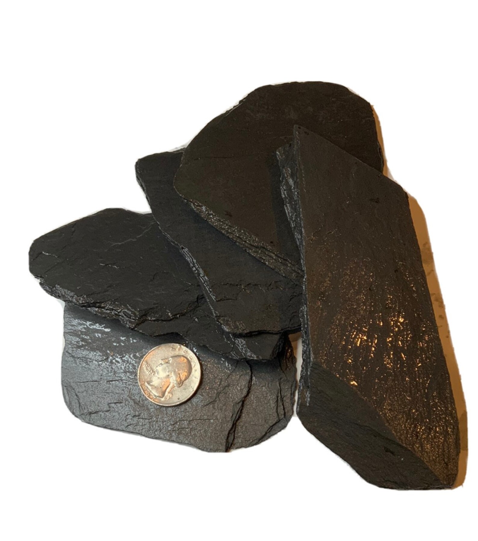 5lbs. Medium Box. Natural Slate Rocks Fish Tank Aquarium Decor - Etsy