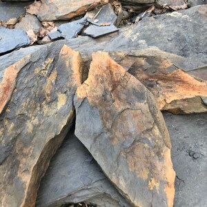 5 Pounds- Rust Colored Slate for Mosaic or Crafts. - Etsy
