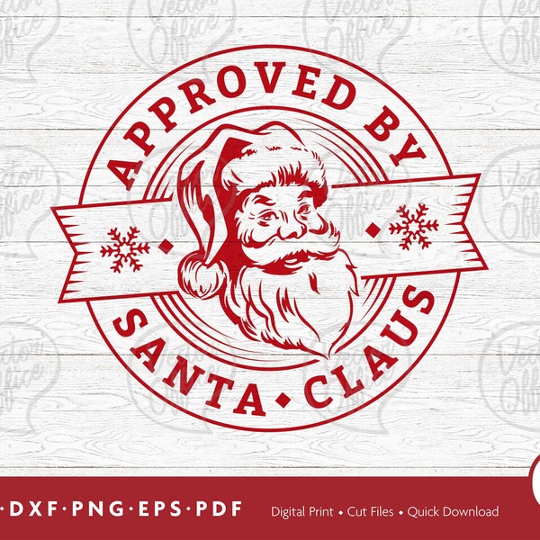 Santa Approved Stamp - Etsy UK