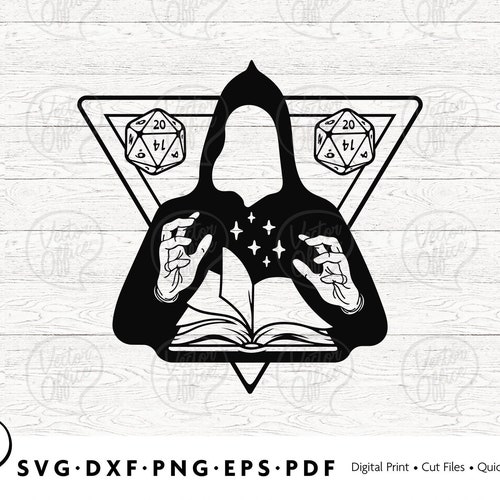Dungeon Master SVG Keeper of Lore Dungeons and Dragons D&D - Etsy Denmark