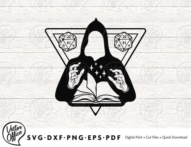 Dungeon Master SVG Keeper of Lore Dungeons and Dragons D&D - Etsy