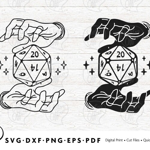 Dnd D20 Svg Floral Dice - Etsy
