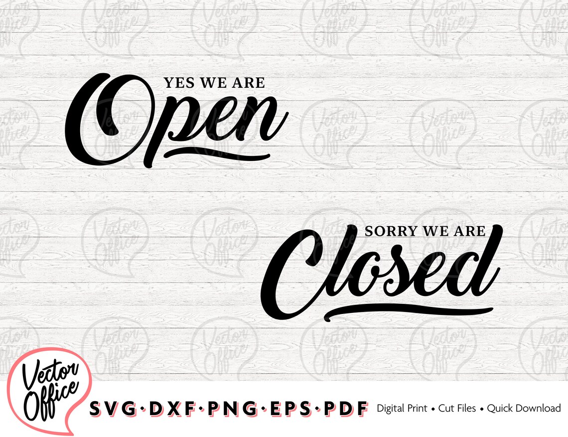 Open Sign Svg Open Closed Sign Svg Business Shop Cafe - Etsy.de