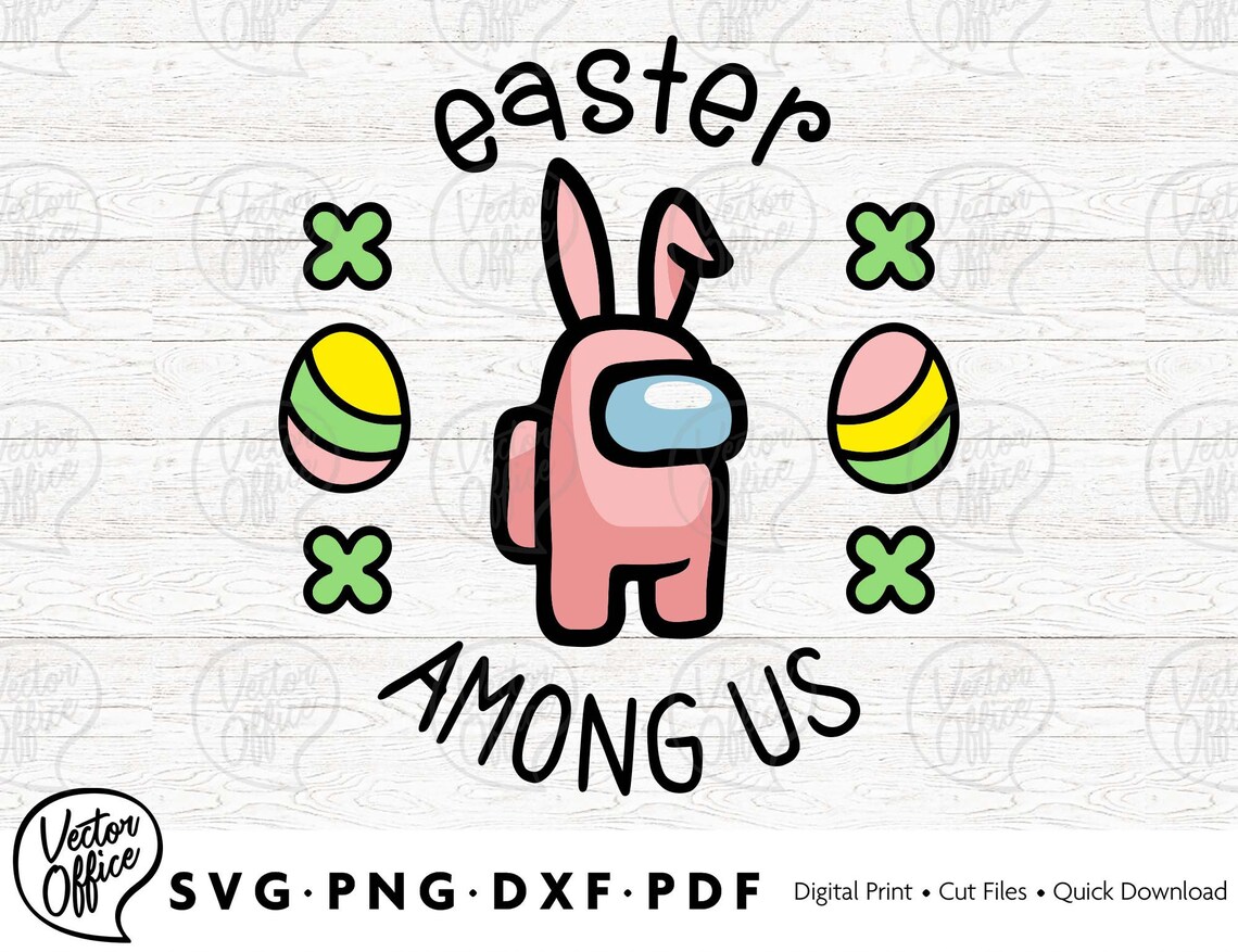 Among Us Easter Svg Easter Among Us Svg Layer Among Us | Etsy UK
