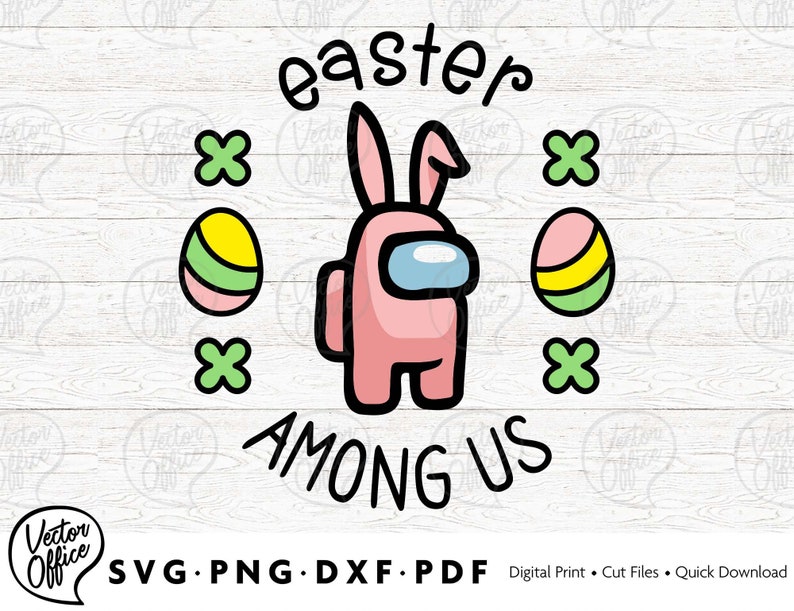 Among Us Easter Svg Easter Among Us Svg Layer Among Us | Etsy UK