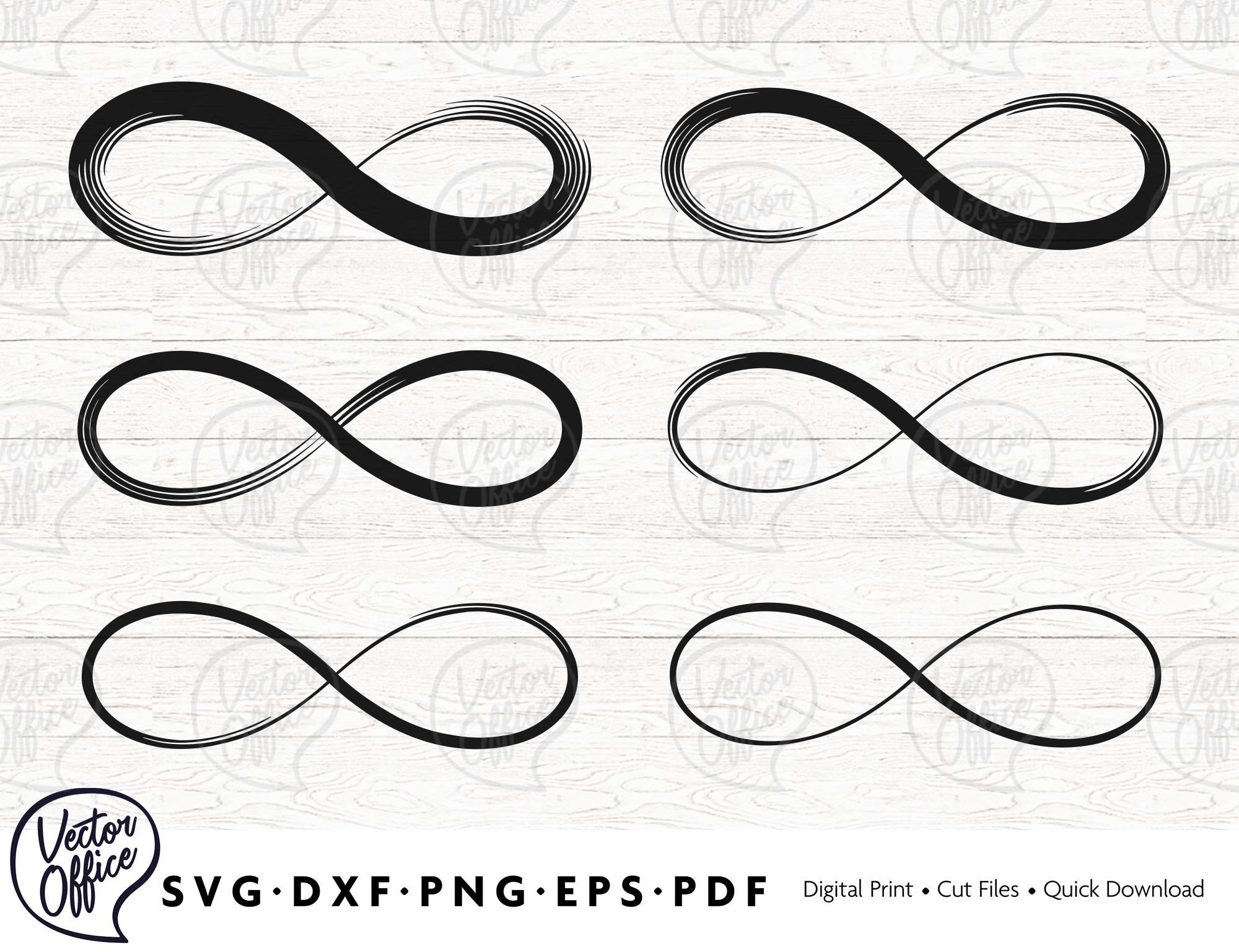 Infinity Symbol SVG Cut File for Silhouette and Cricut Svg - Etsy Australia