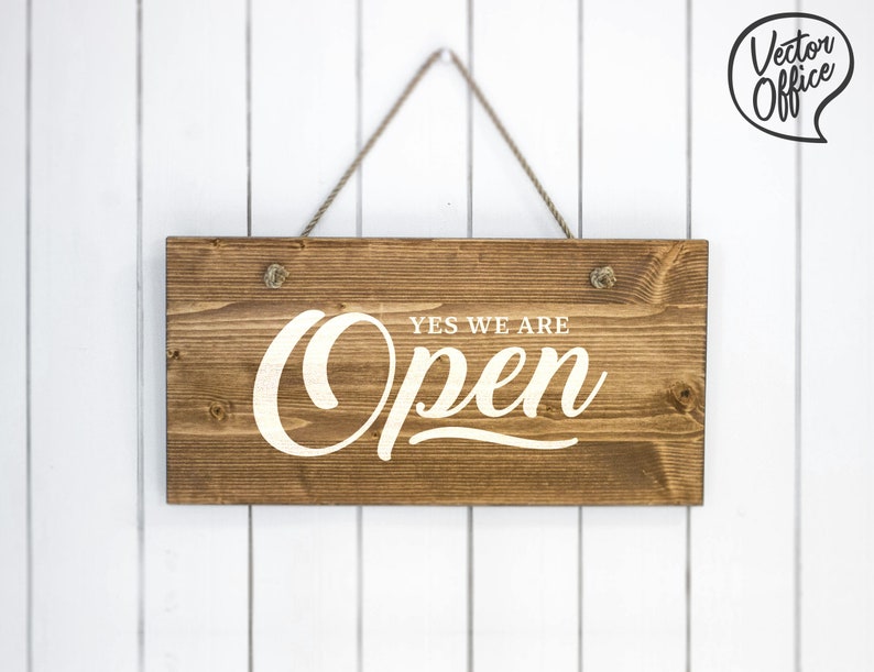 Open Sign Svg, Open Closed Sign Svg, Business Shop Cafe Türschild, Svg ...