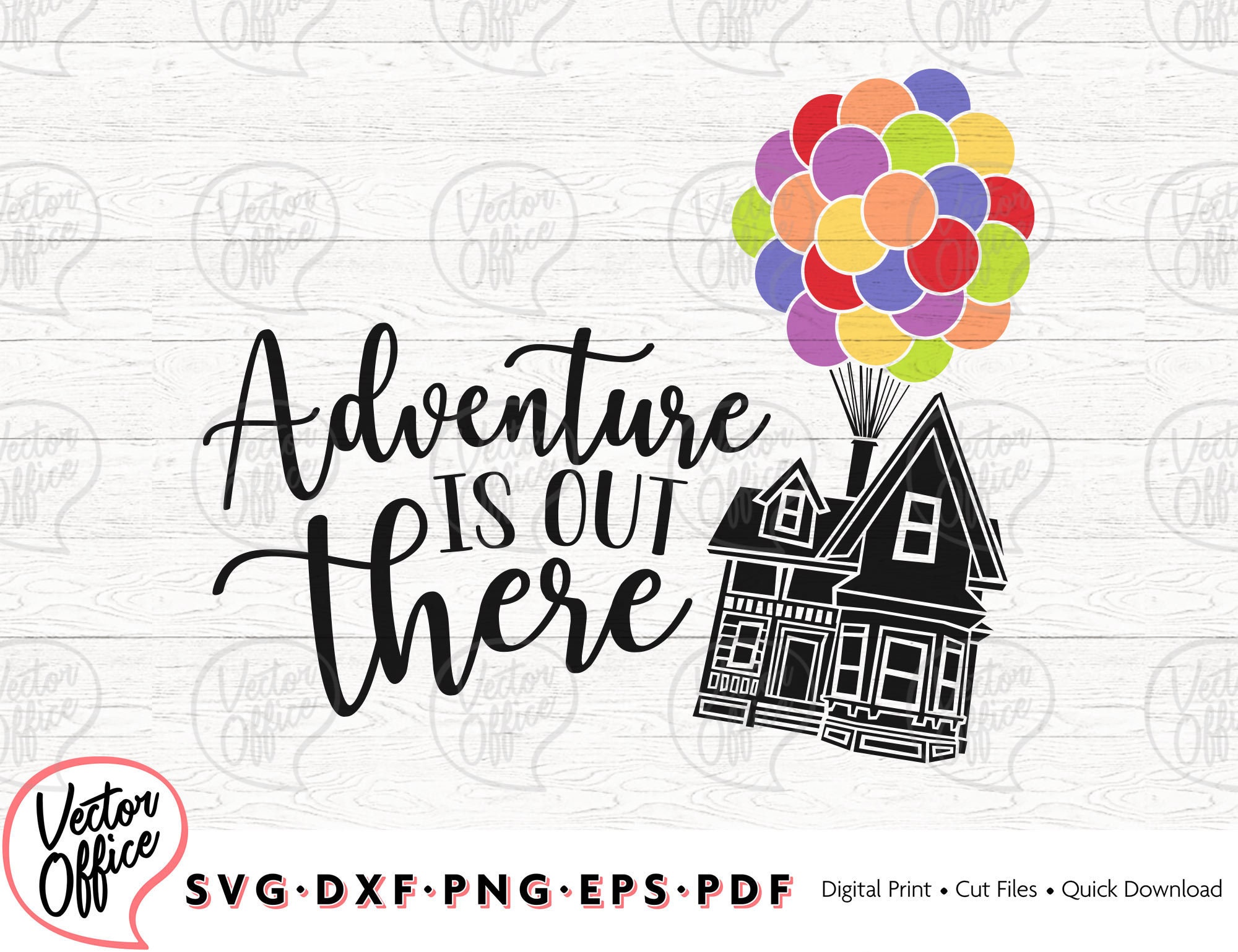 Adventure is Out There Svg up Svg Hot Air Balloon Svg - Etsy