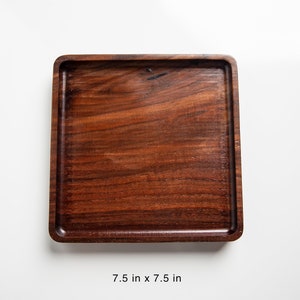 Walnut Wood Trays. Stackable Modular Design. Catch All Valet Tray ...