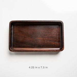 Walnut Wood Trays. Stackable Modular Design. Catch All Valet Tray ...