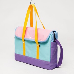 Pastel Wetless Waterproof Briefcase, Crossbody Professional Bag, Black ...