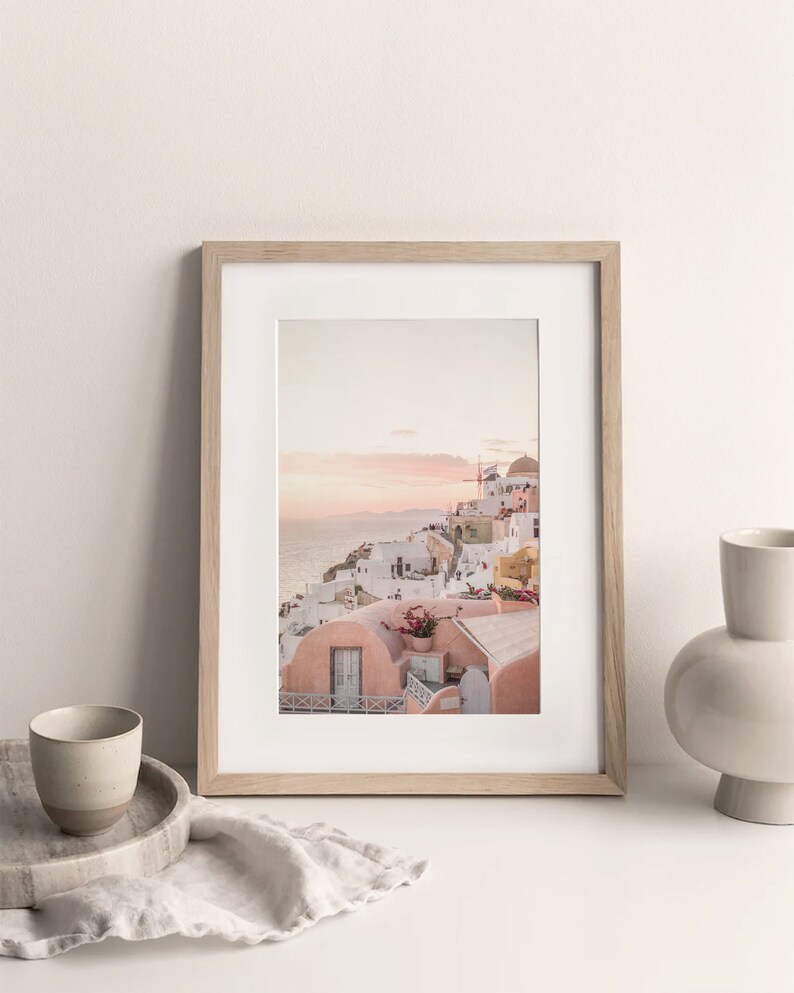 Greece Print Santorini Print Mediterranean Wall Art - Etsy