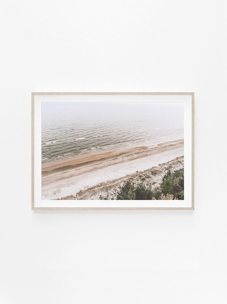 Beach Print Horizontal Print Horizontal Wall Art Surf | Etsy