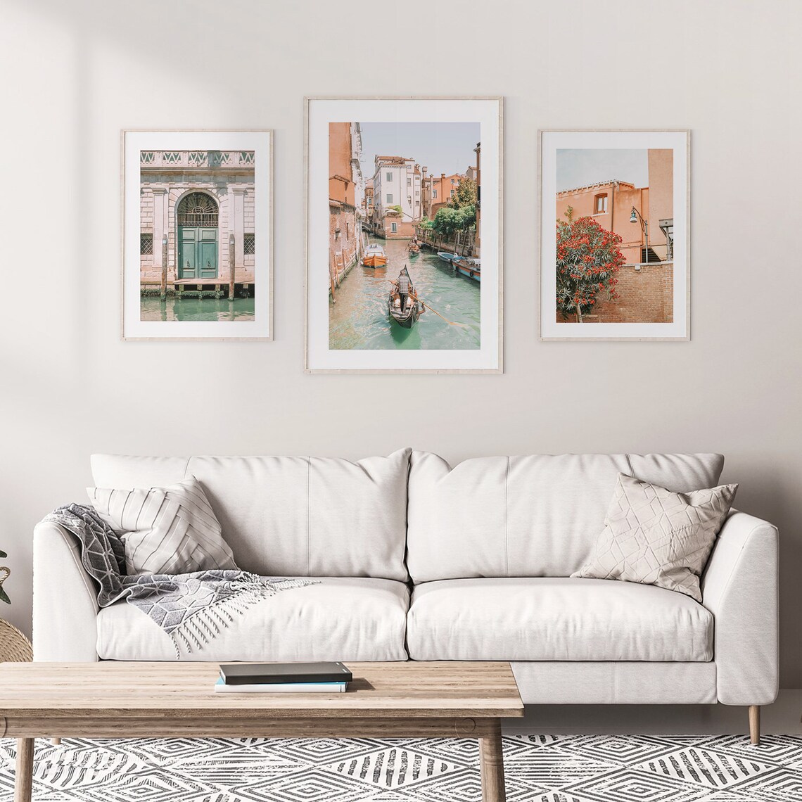 Venice Print Set of 3 Italy Wall Art Europe Printable | Etsy