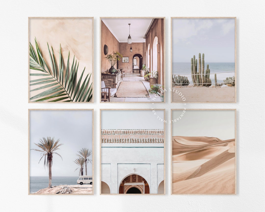 Morocco Print, Gallery Wall Set of 6, Islamic Wall Art, Bohemian ...