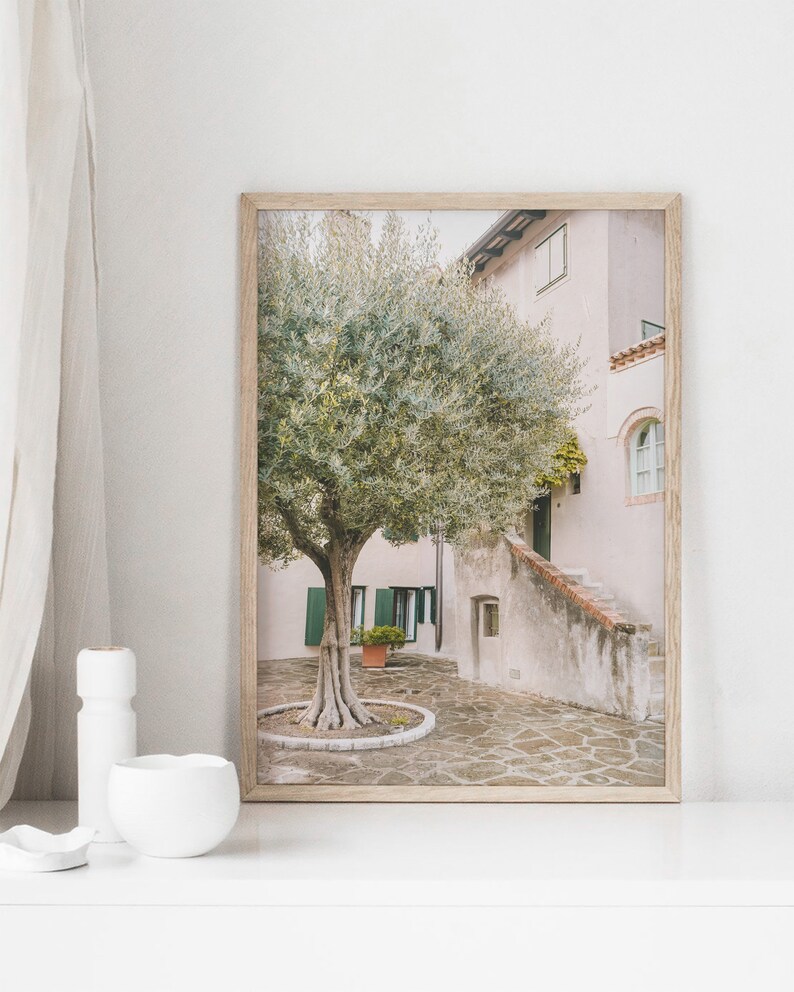 Olive Tree Print Italian Wall Art Mediterranean Decor | Etsy