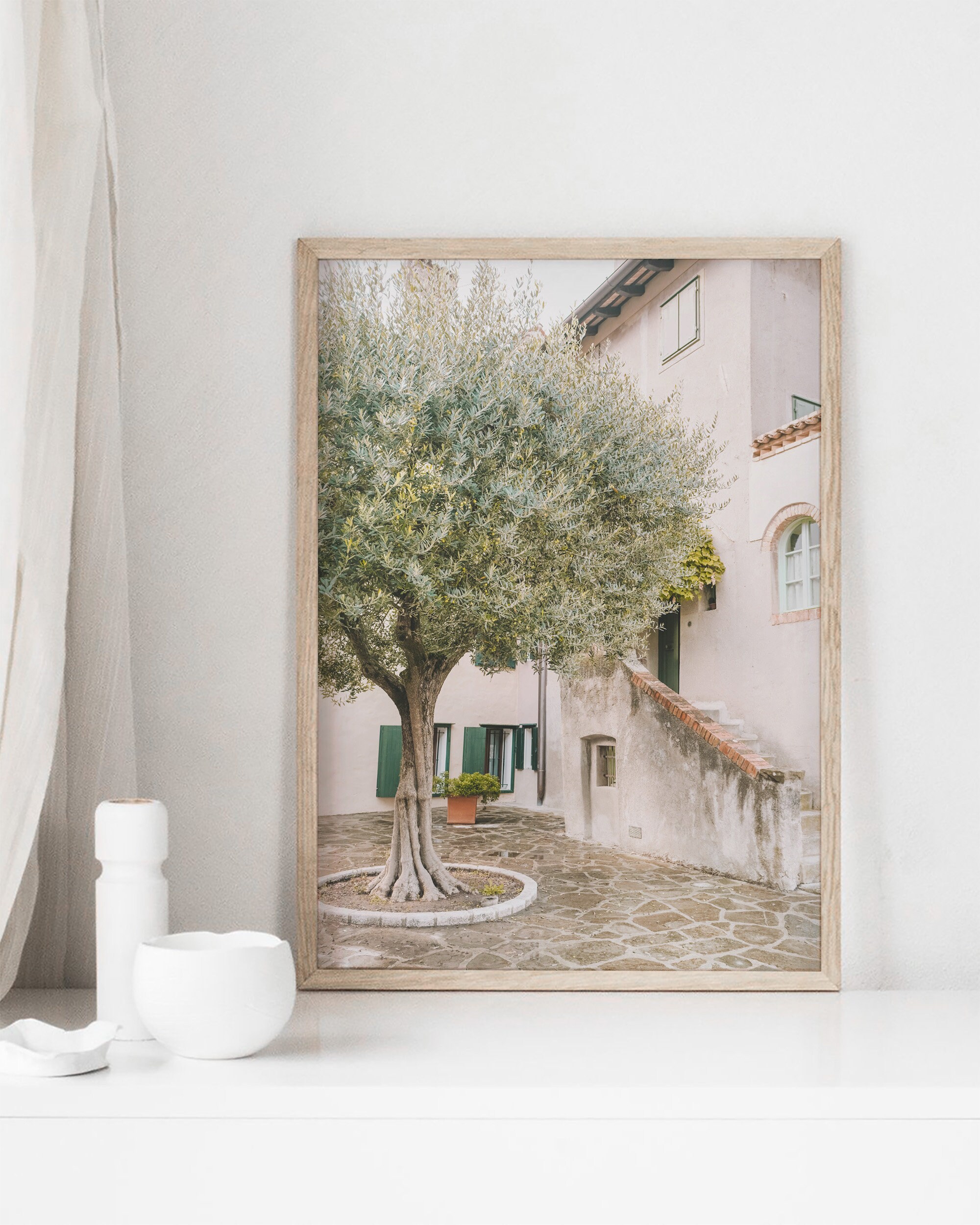 Olive Tree Print, Italian Wall Art, Mediterranean Decor, Italian ...