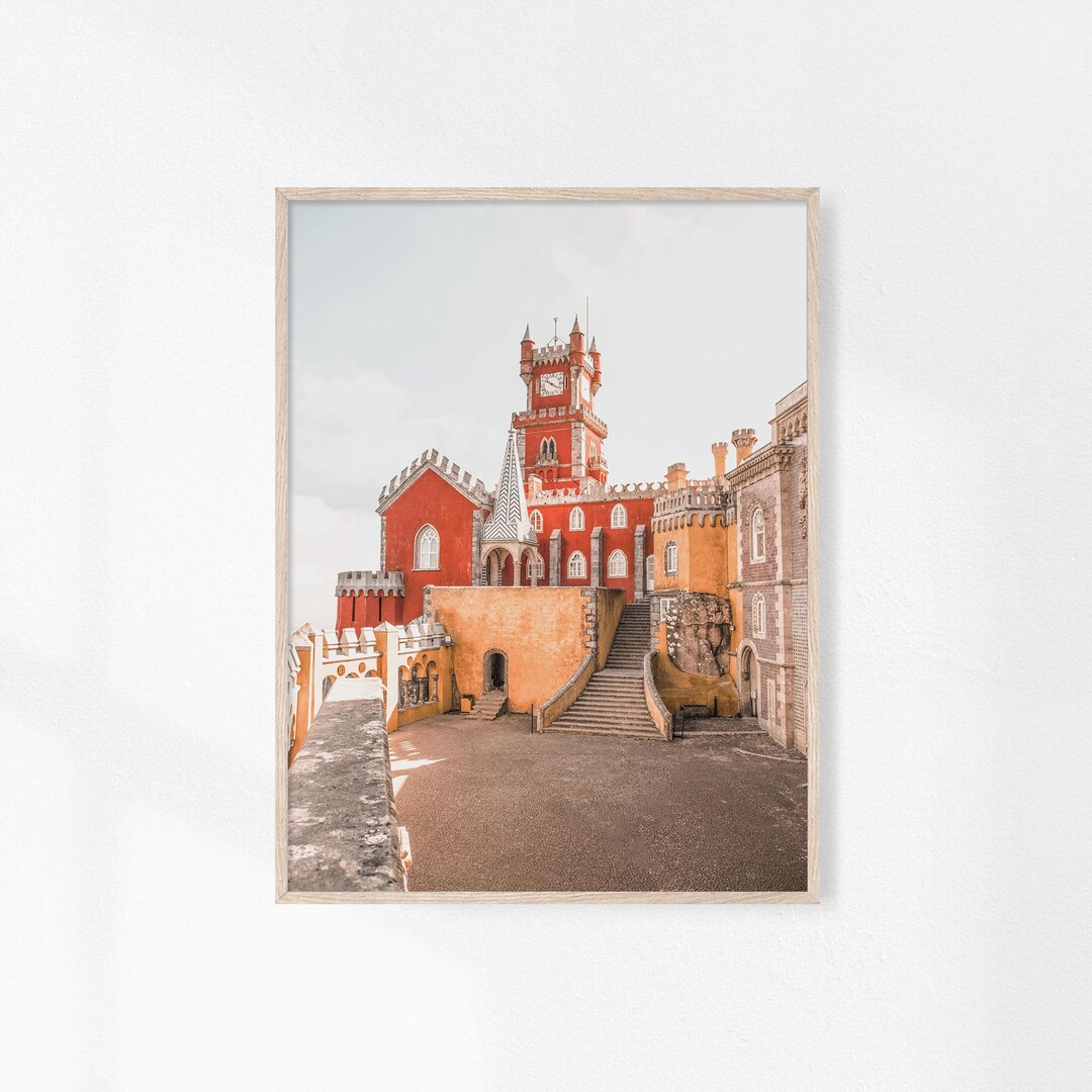 Sintra Portugal Print, Wall Art Portugal, Portugal Travel Poster ...