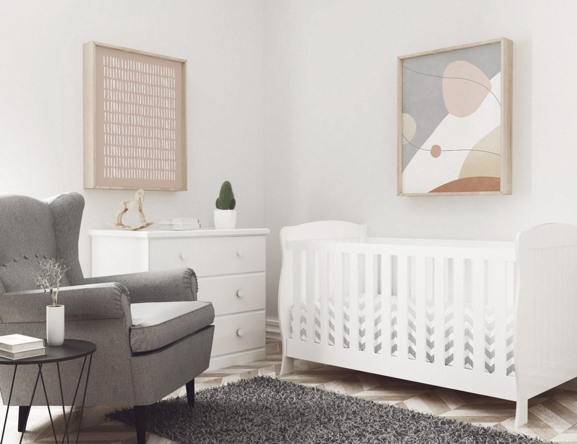 Kids Abstract Wall Art Abstract Nursery Prints Colorful Kids | Etsy