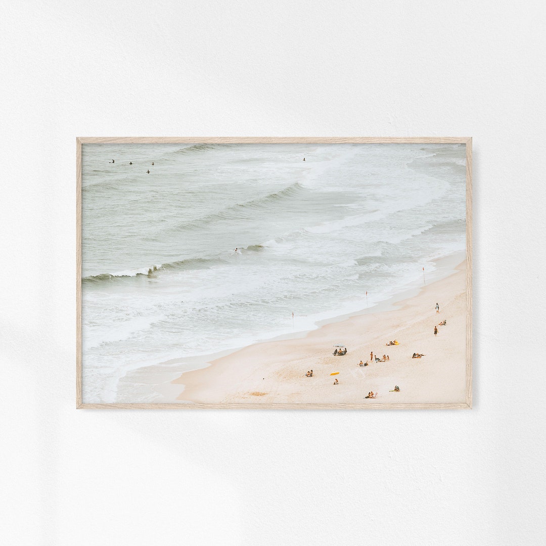 Sand Beach Print, Coastal Landscape, Beach Photography, Summer Neutral ...