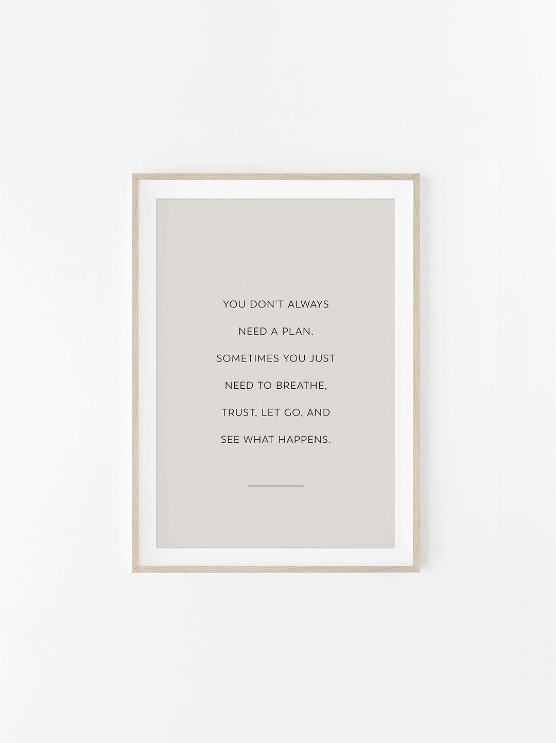 You Dont Always Need a Plan, Positive Thinking, Motivational ...