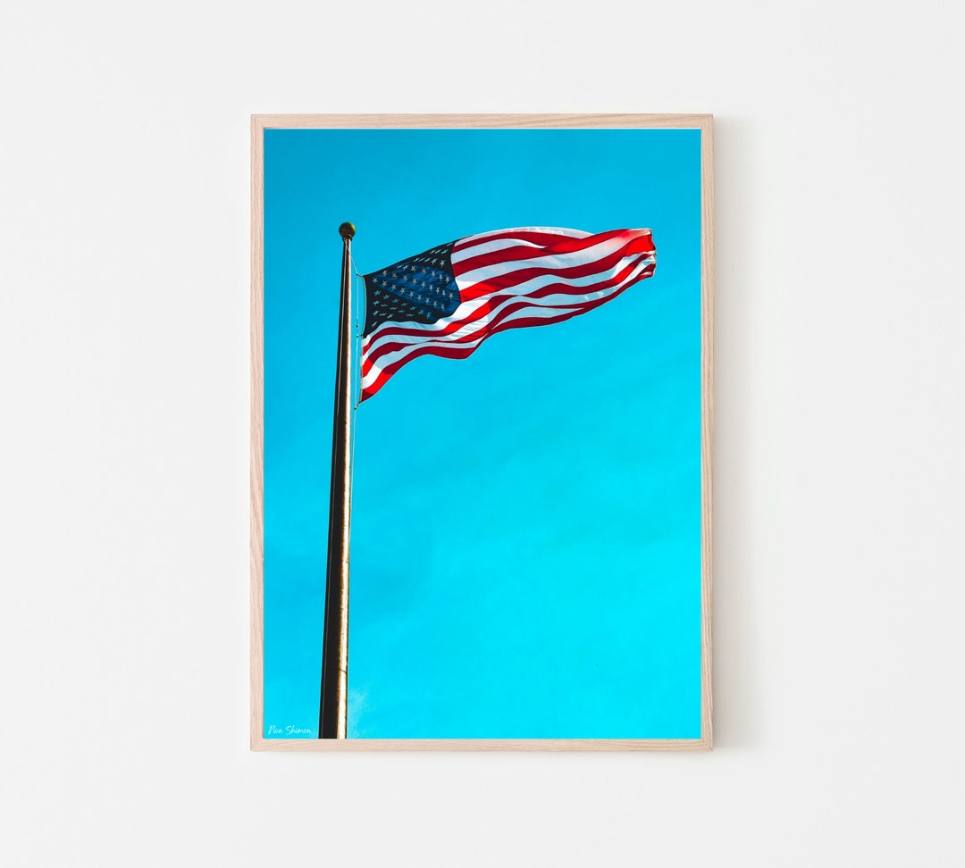 American Flag Printable, 4th of July, Memorial Day, USA Flag Printable ...