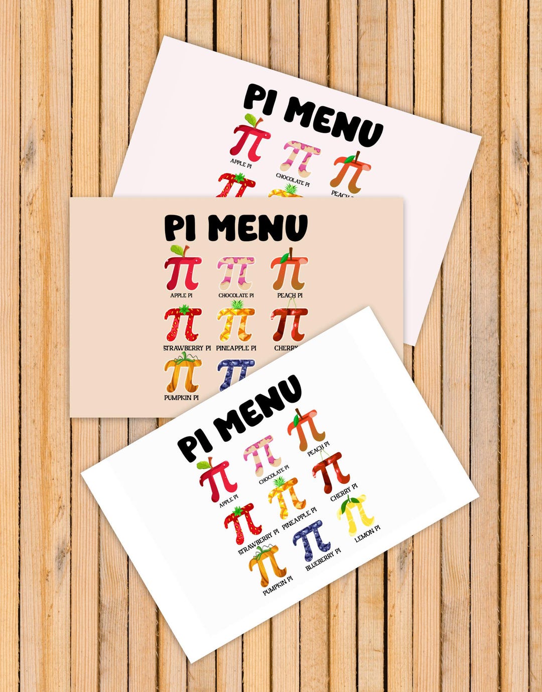Pi Day Greeting Cards for Teachers, Cute Lunch Box Notes, Appreciation ...