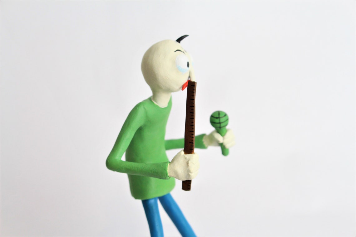 Baldi Insired Figure VS Baldi's Friday Night Funkin' - Etsy