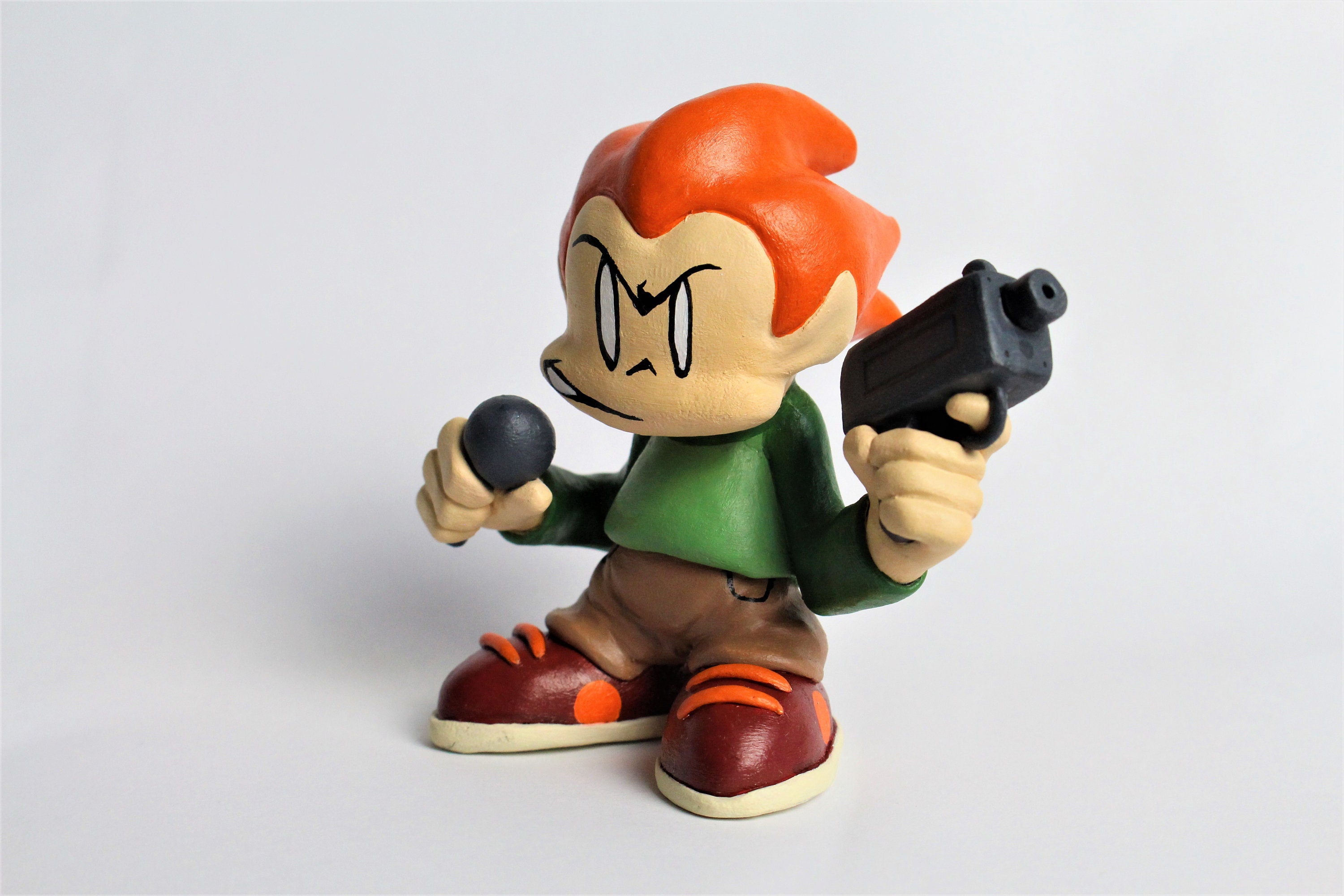 Figure inspired in Pico fnf friday night funkin figurine - Etsy España