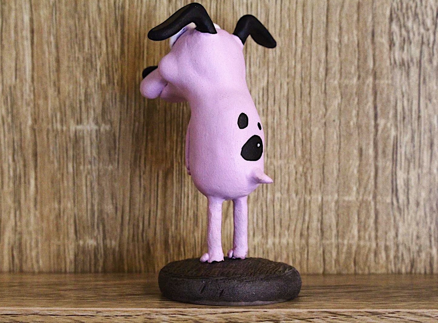 Figure inspired in Courage inspired in the cowardly dog - Etsy España
