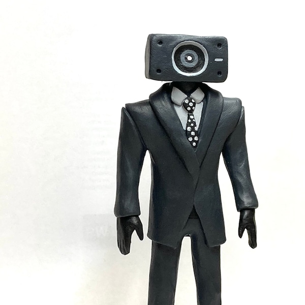 Skibidi Toilet Cameraman Figure Toy - Etsy