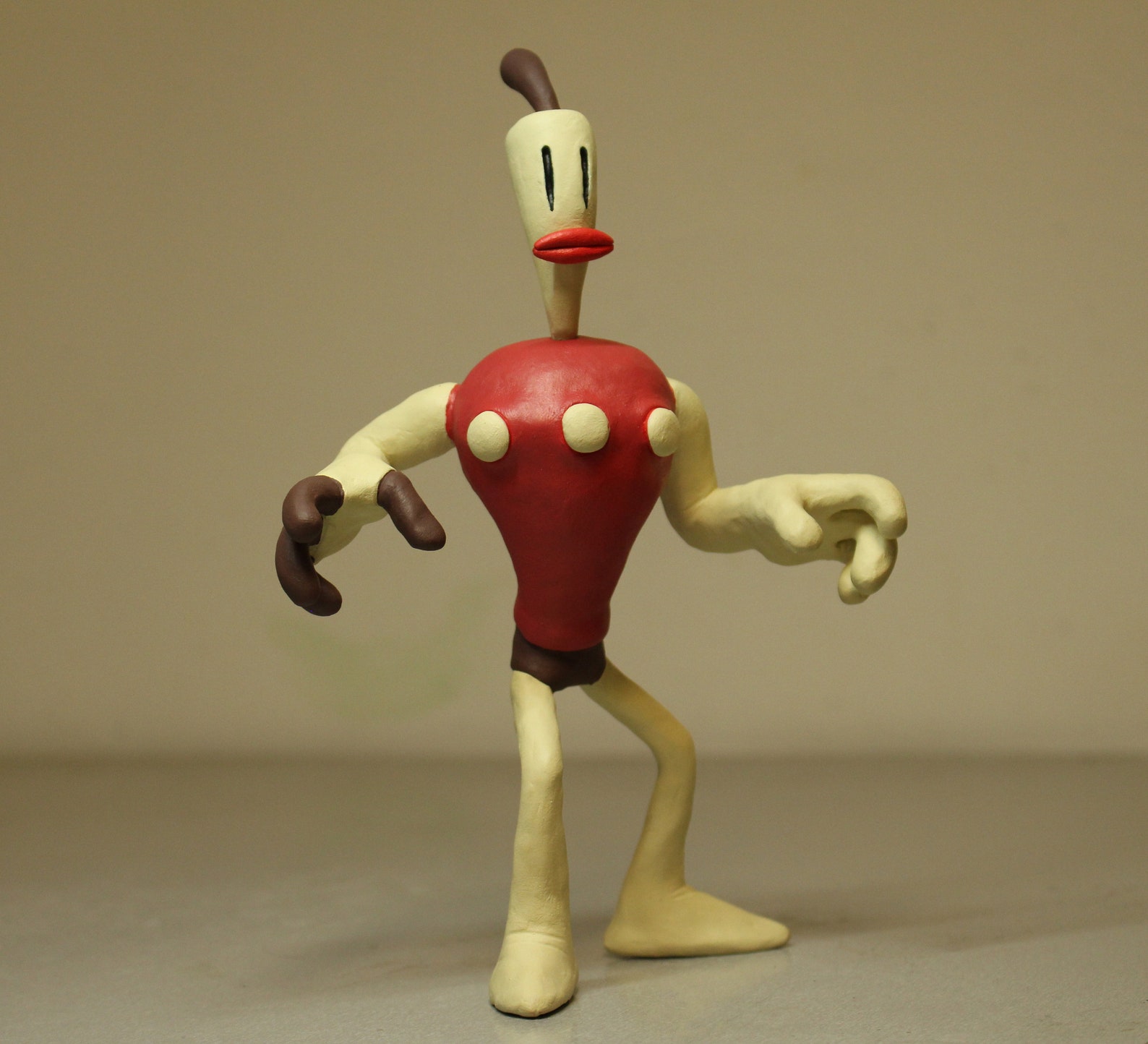 Figure Klaymen of Skullmonkeys and the Neverhood With 2 Heads - Etsy