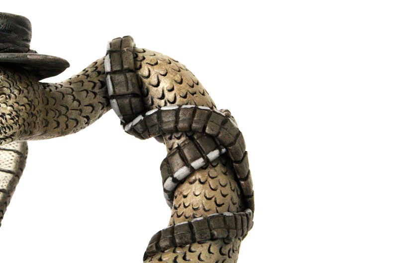 Figure Inspired in Jake the Rattlesnake Rango Antagonist - Etsy