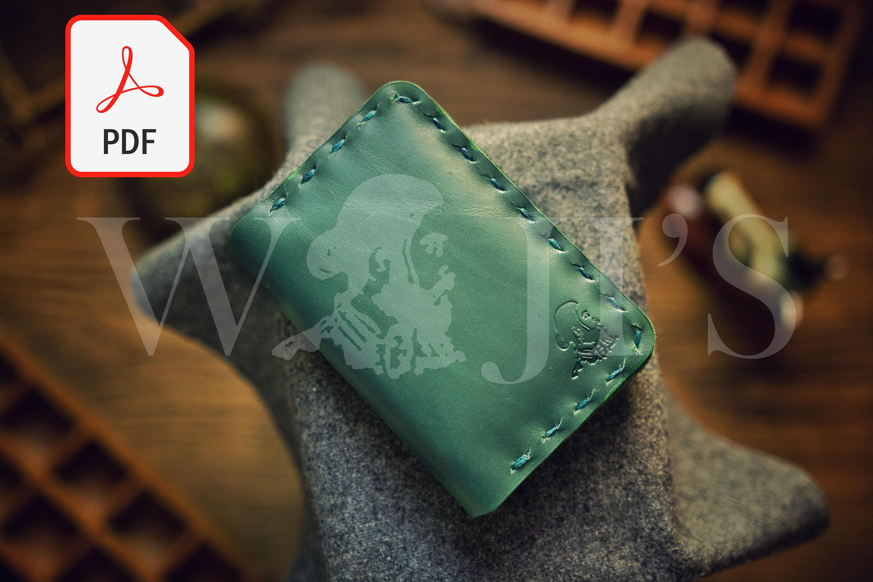 Small Wallet PDF Pattern Leather Pattern Pdf Leather Wallet Pdf Pattern ...