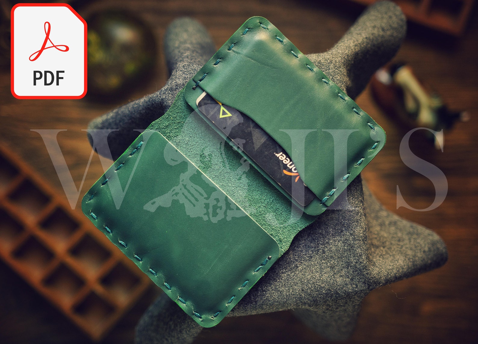 Small Wallet PDF Pattern| Leather Pattern Pdf| Leather Wallet Pdf ...