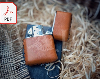 LEATHER ZIPPO Cover Pdf Pattern Download - Etsy