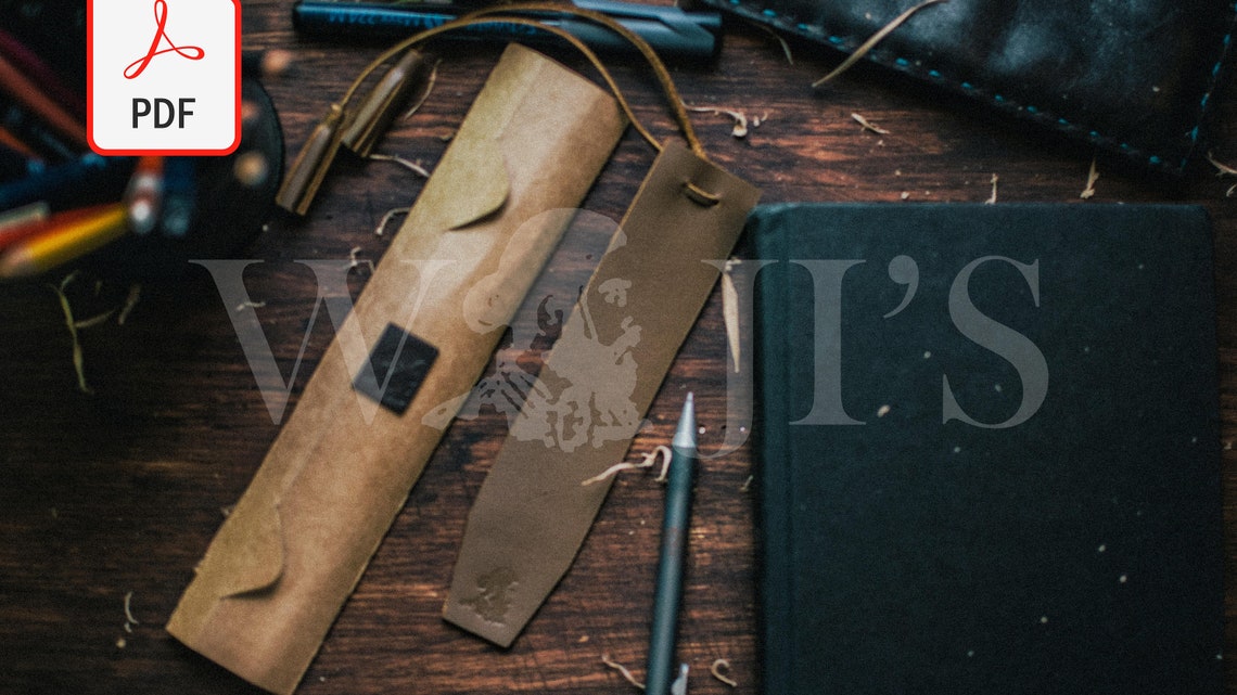 Leather Bookmark Pattern Pdf| Bookmarks | Leather Bookmarks| Bookmarks ...