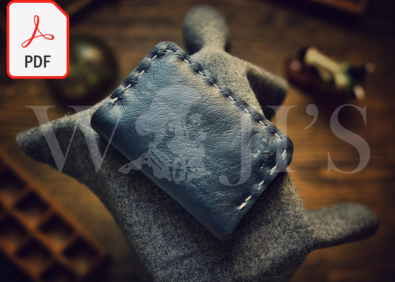 Small Wallet PDF Pattern Leather Pattern Pdf Leather Wallet Pdf Pattern ...