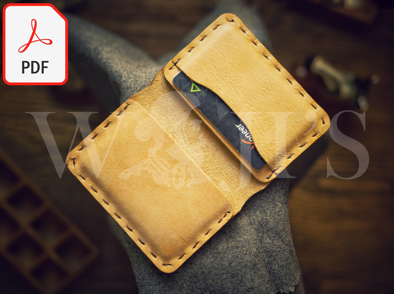 Small Wallet PDF Pattern| Leather Pattern Pdf| Leather Wallet Pdf ...